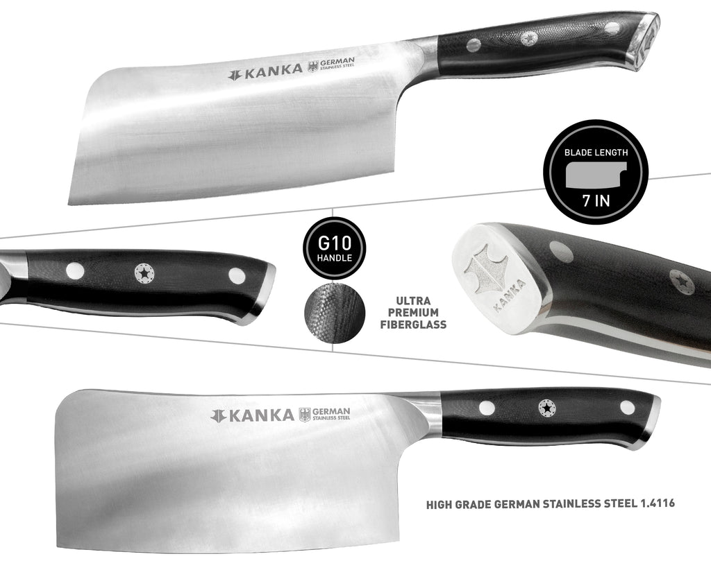 7'' GERMAN STEEL BUTCHER KNIFE – KANKA Grill